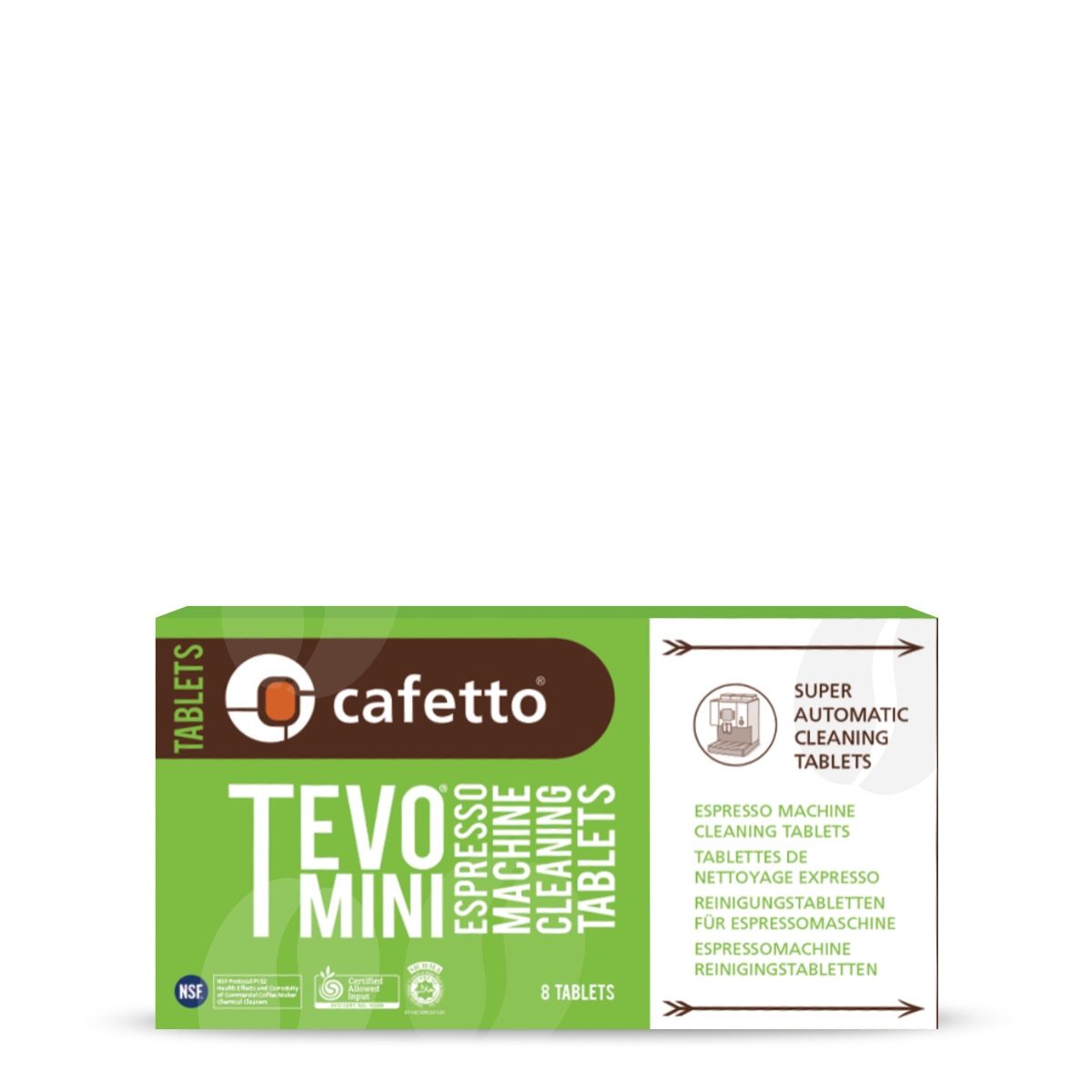 Cafetto Tevo Mini Tablets Blister Pack - Koffiecentrale.nl